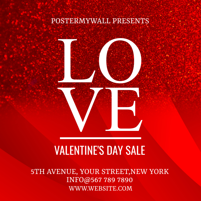 Copy of Valentine's day sale poster | PosterMyWall