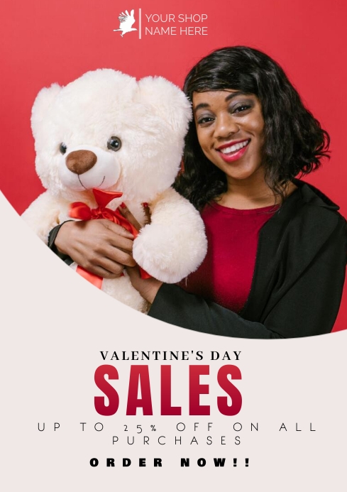 Valentine's Day sales template | PosterMyWall