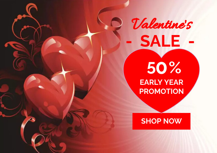 valentine's day shop Template | PosterMyWall