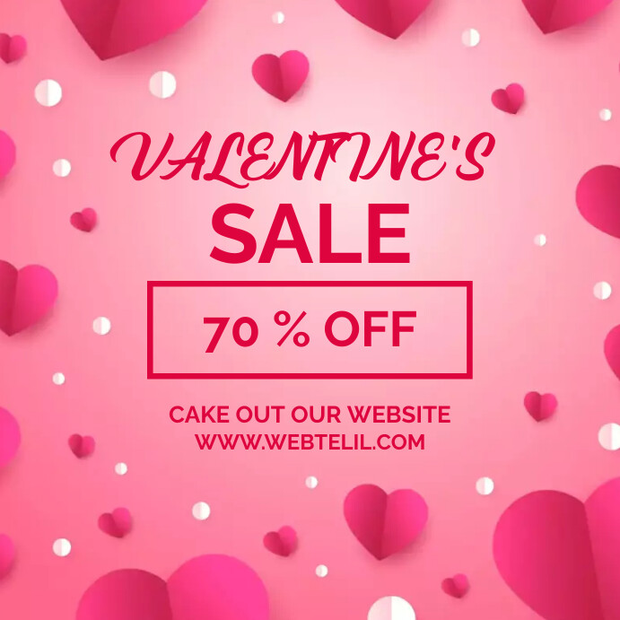 valentine's day shop Template | PosterMyWall