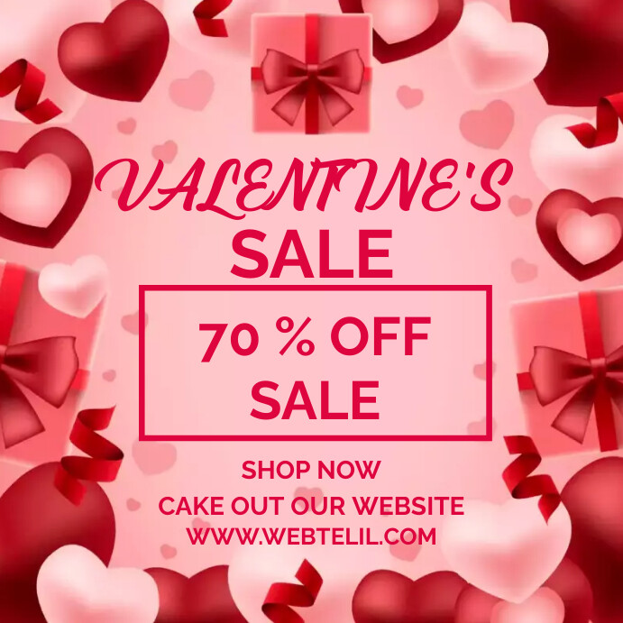 valentine's day shop Template | PosterMyWall
