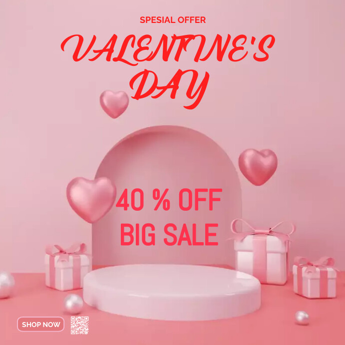 valentine's day shop Template | PosterMyWall