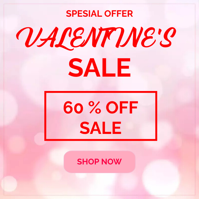 valentine's day shop Template | PosterMyWall