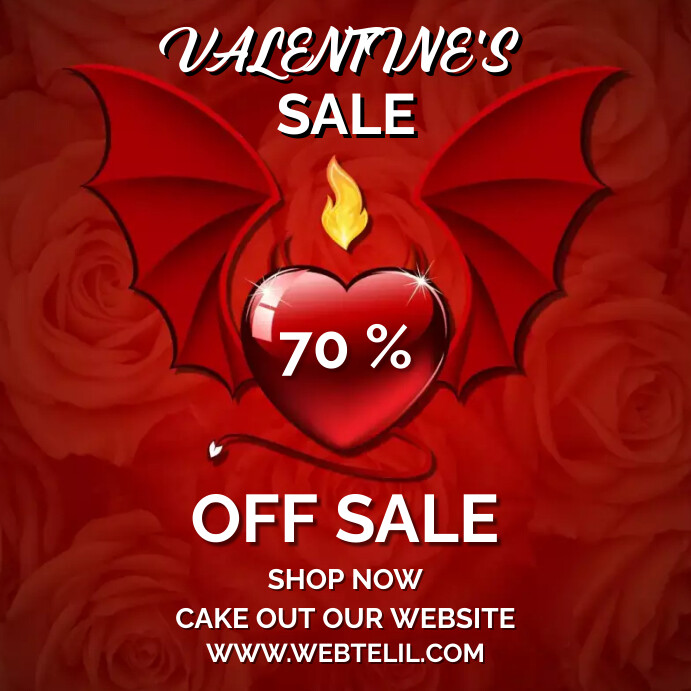 valentine's day shop Template | PosterMyWall