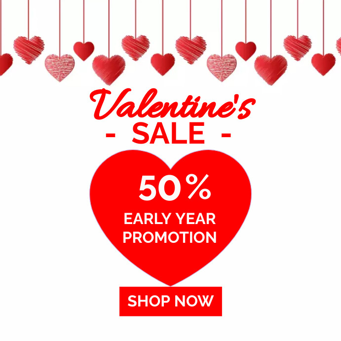 valentine's day shop Template | PosterMyWall