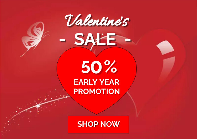 valentine's day shop Template | PosterMyWall