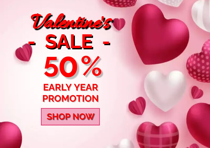 valentine's day shop Template | PosterMyWall