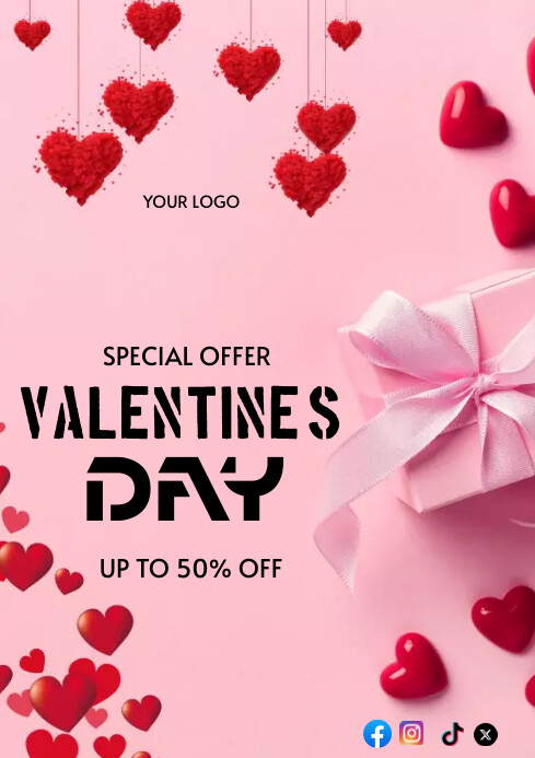 Valentine's Day special offer template | PosterMyWall
