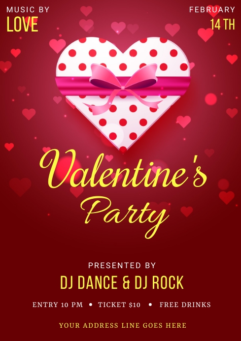 VALENTINE'S DAY TEMPLATE | PosterMyWall