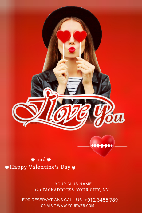 VALENTINE'S DAY TEMPLATE | PosterMyWall