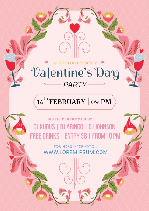 VALENTINE'S DAY TEMPLATE | PosterMyWall