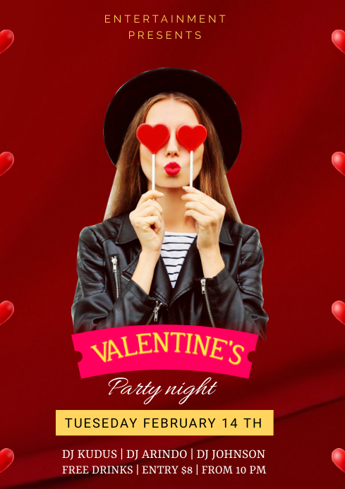 VALENTINE'S DAY TEMPLATE | PosterMyWall