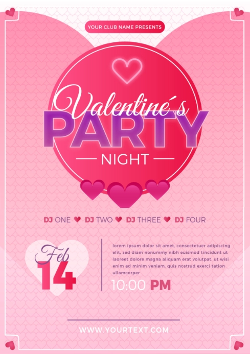 Copy of VALENTINE'S DAY TEMPLATE | PosterMyWall