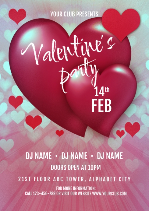 Valentine's Day Template | PosterMyWall