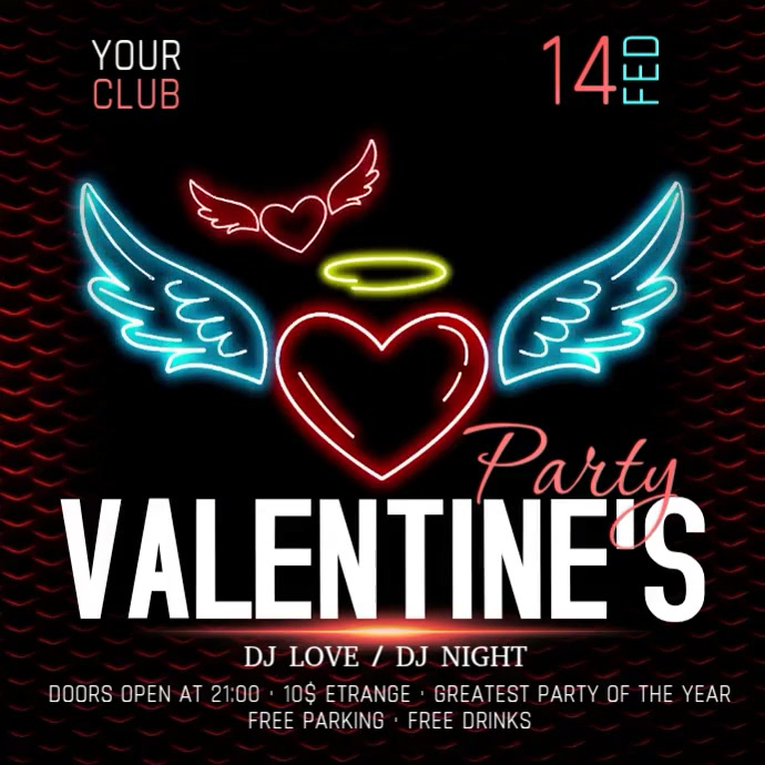 Valentine's Day Video Template | PosterMyWall