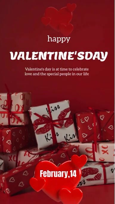 Valentine's day video Template | PosterMyWall