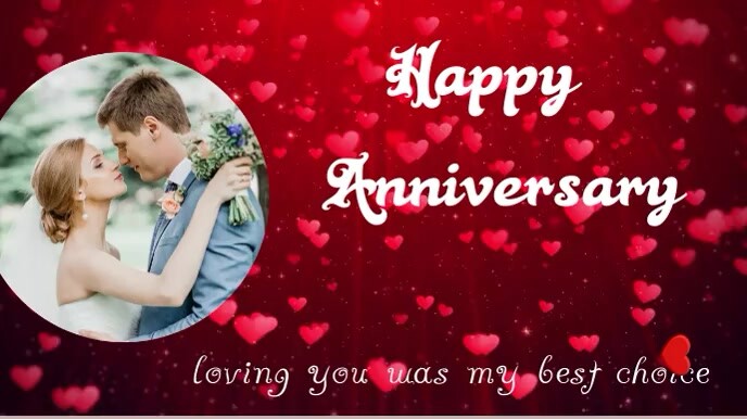 Wedding anniversary video Template | PosterMyWall