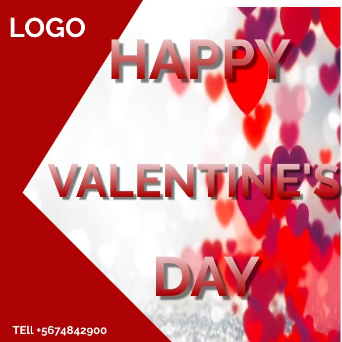 Valentine's day video template | PosterMyWall