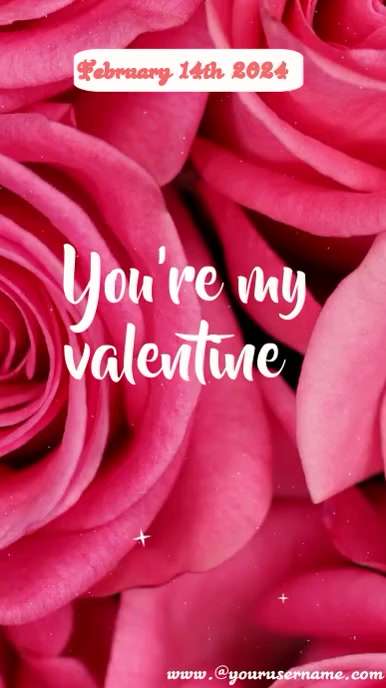 Copy of Valentine's day video template | PosterMyWall