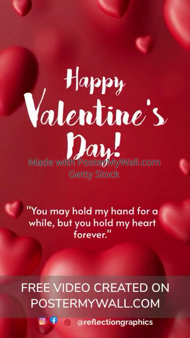 Valentine's Day Video Template | PosterMyWall