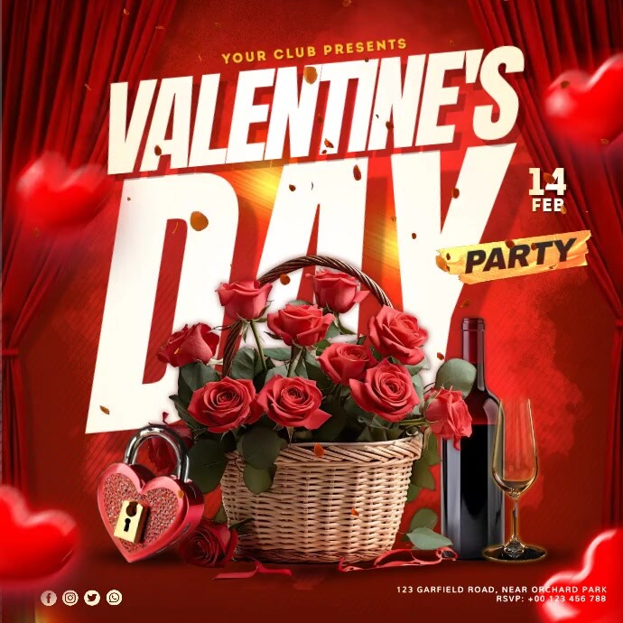 valentine's day video template | PosterMyWall