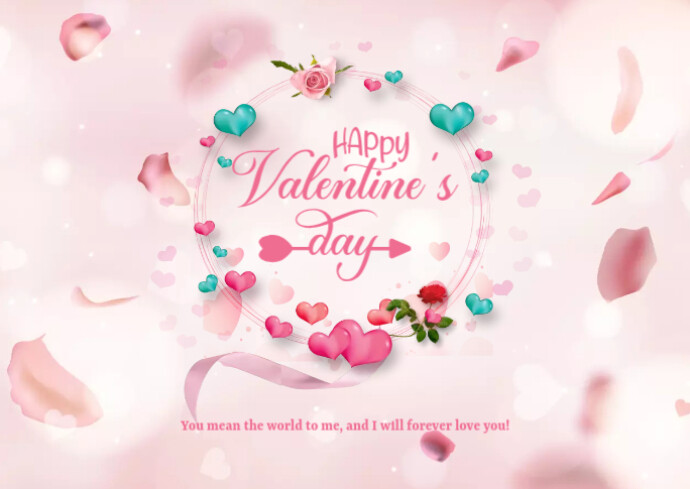 Copy of Valentine's Day Wishes Banner | PosterMyWall