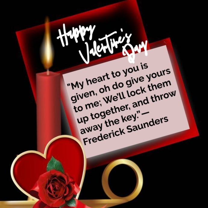 Copy of Valentine's Day Wishes Banner | PosterMyWall