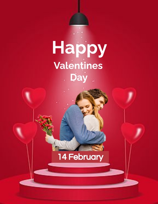 Copy of Valentine's Day Wishes Banner | PosterMyWall
