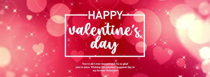 Copy of Valentine's Day Wishes Banner | PosterMyWall