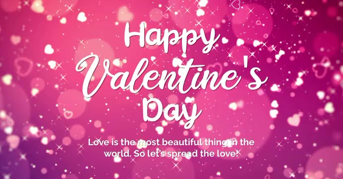 Valentine's Day Wishes Facebook Ad Template | PosterMyWall