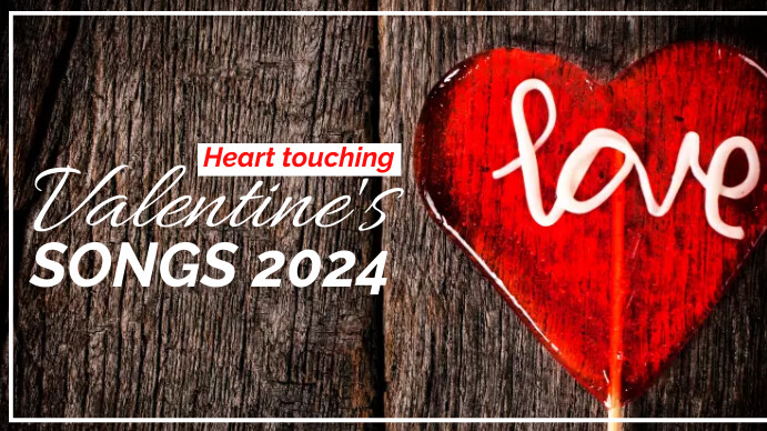 Valentine's day YouTube thumbnail Download Template | PosterMyWall