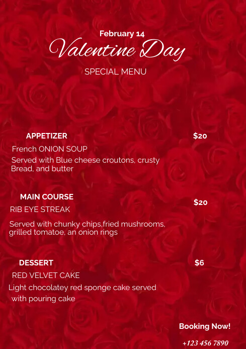 Valentine's design Template | PosterMyWall