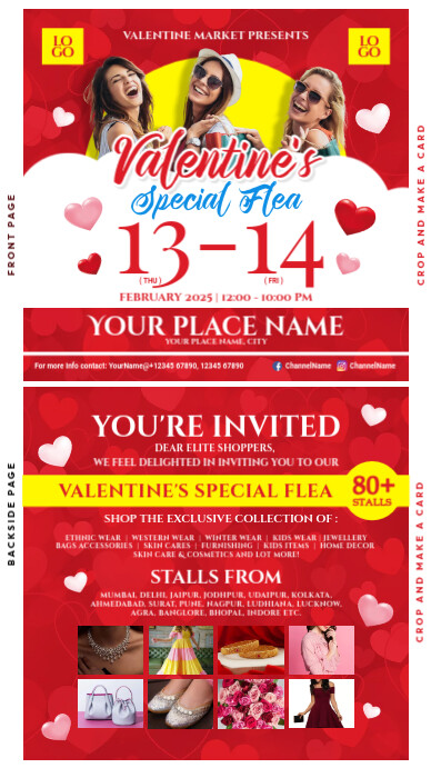 Copy of Valentine's Fashion Exhibition Post Template | PosterMyWall