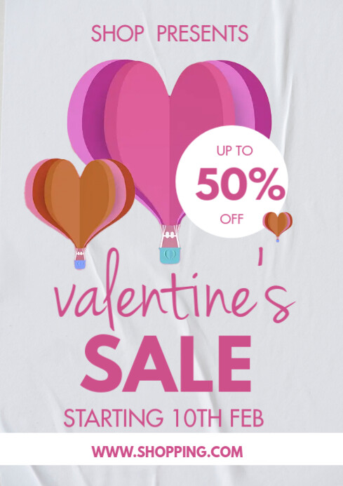 Valentine's Flyers Template | PosterMyWall