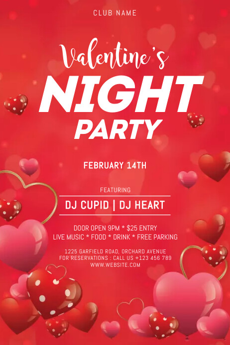 Modèle valentine's flyers | PosterMyWall