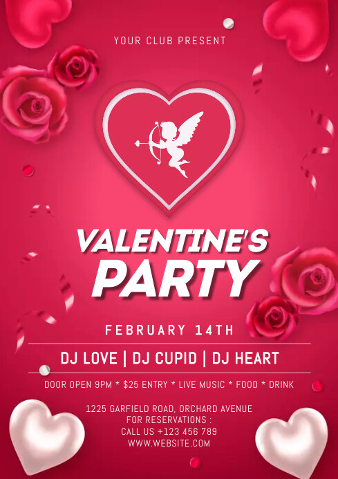 valentine's flyers Template | PosterMyWall