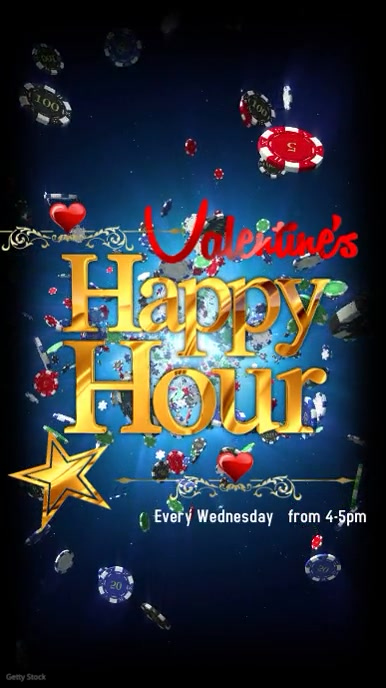 Copy of Valentine's Happy Hour | PosterMyWall