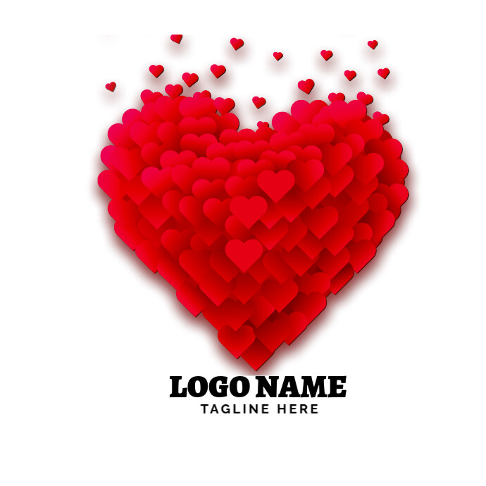 Valentine's Heart Logo Template | PosterMyWall
