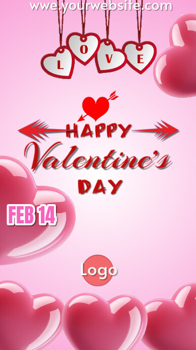 Valentine's Instagram story Template | PosterMyWall