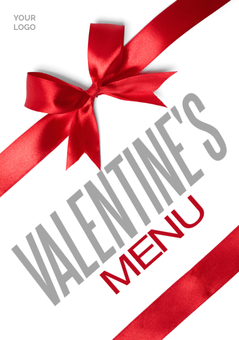 Valentine's menu cover Template | PosterMyWall