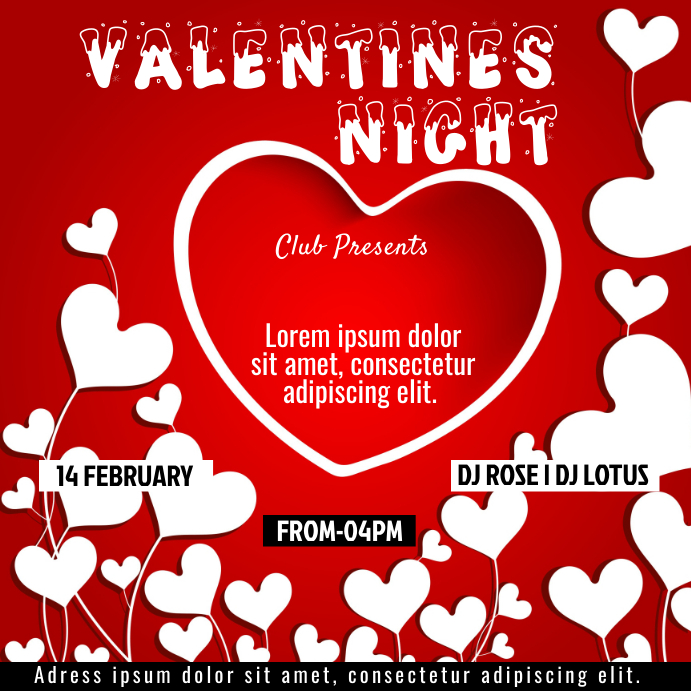 Valentine's night Template | PosterMyWall
