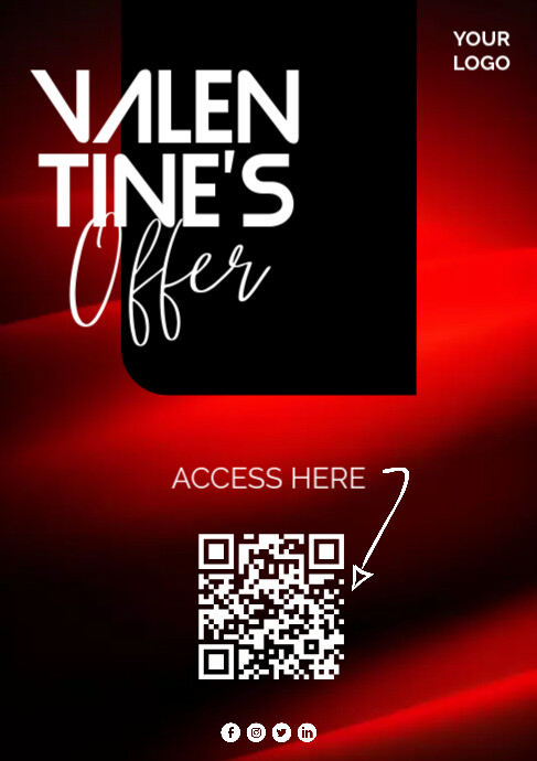 valentine's offer flyer Template | PosterMyWall
