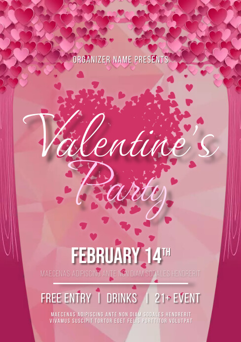 valentine's party Template | PosterMyWall