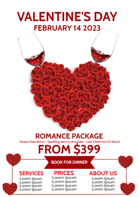 Valentine's Promo Deals Template | PosterMyWall