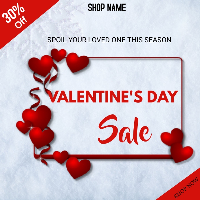 valentine's Retail Template | PosterMyWall