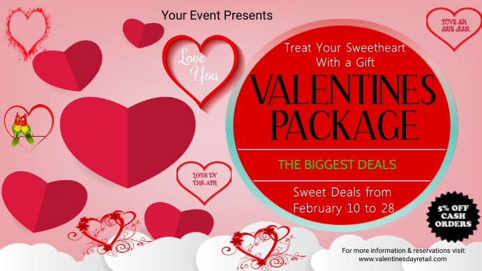 Valentine's Retail Flyer Template | PosterMyWall