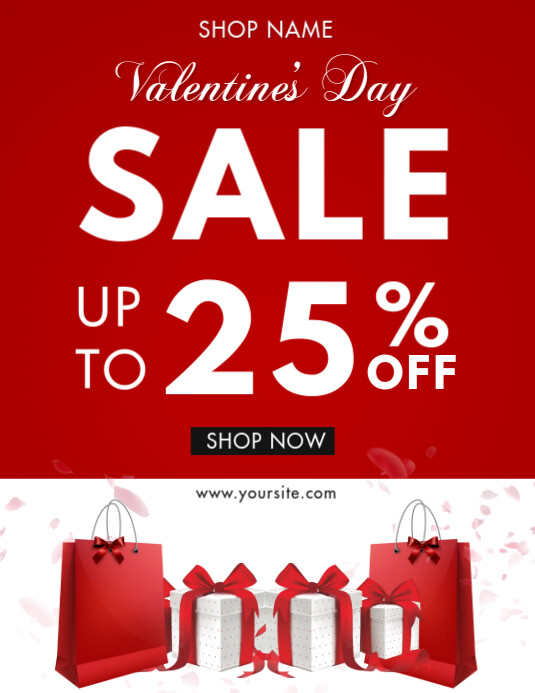 Valentine's Sales Template | PosterMyWall