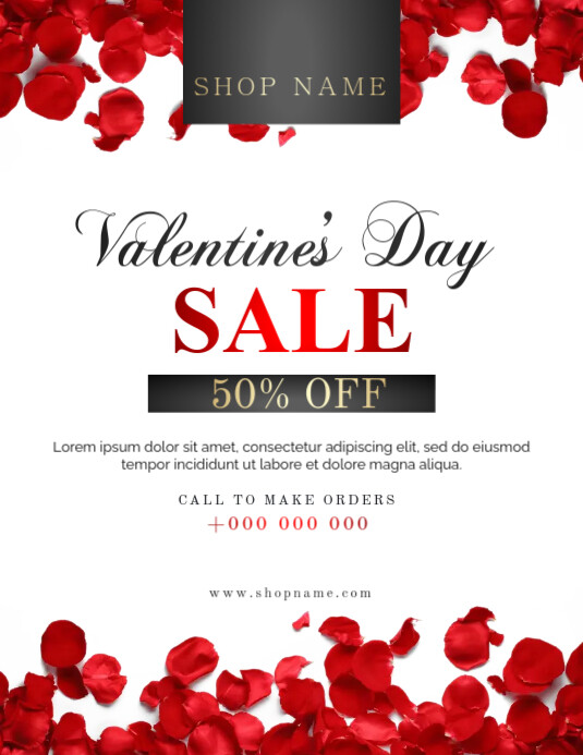 Valentine's Sales Template | PosterMyWall