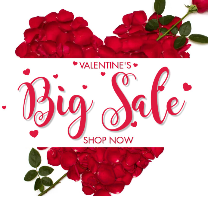 Valentine's Sales Template | PosterMyWall