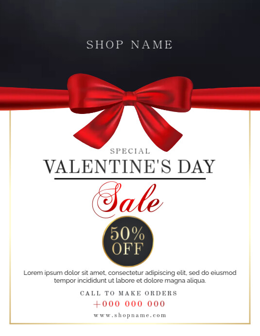 Valentine's Sales Template | PosterMyWall